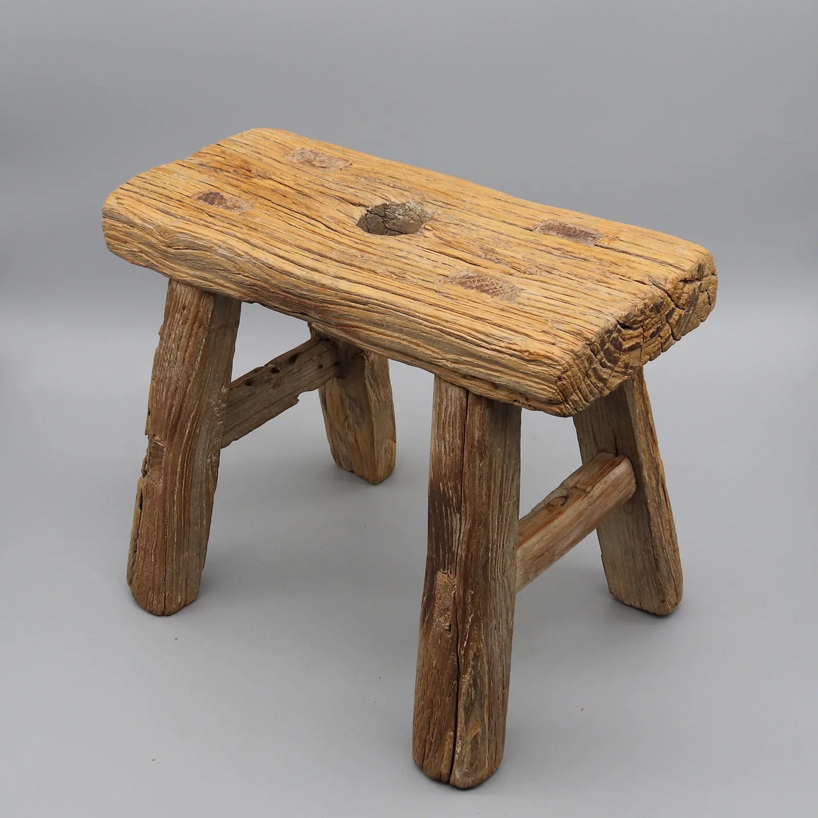 Rustic Stool for Bathroom